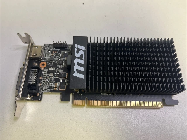 MSI GEFORCE GT 710B 1GB Graphics Card ,LOW PROFILE , HDMI, DVI , £15.00 ...