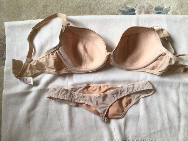BRAVISSIMO IVORY SATINE Bra 32FF £10.00 - PicClick UK