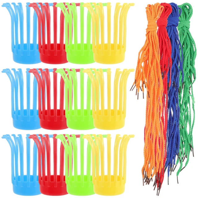 WOVEN FLOWER BASKET Child Weaving Kits for Children Making Supplies £19 ...