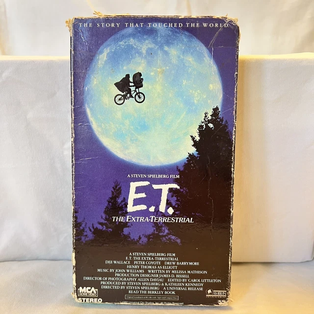 E.T. THE EXTRA Terrestrial Movie VHS Video Tape 1988 Vintage Green Flap ...