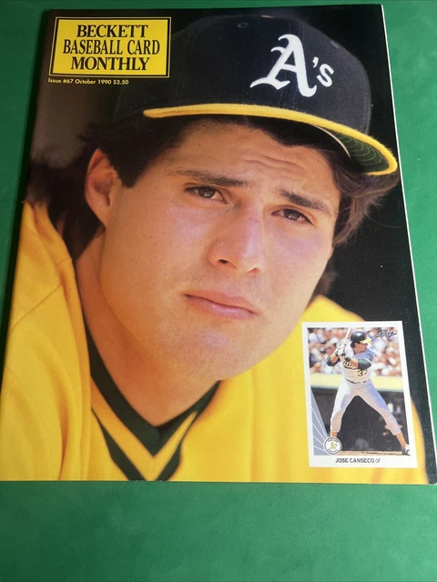 BECKETT BASEBALL CARD Monthly Magazine October 1990 Issue #67 Jose ...