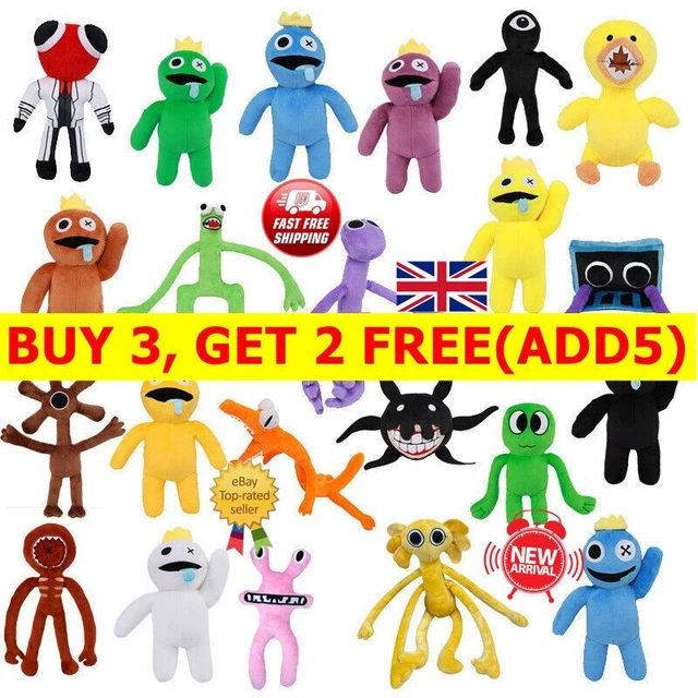 PLUSH SOFT TOY Cute Rainbow Friends Chapter 2 Blue Friend Stuffed Doll ...