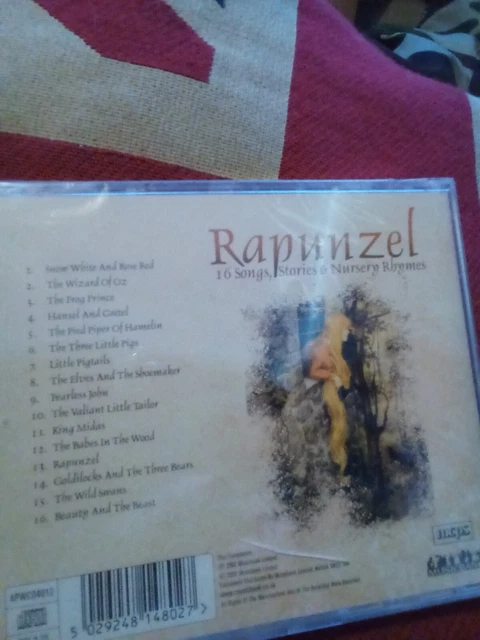 RAPUNZEL 16 SONGS Stories & Nursery Rhymes by Various Artists (CD, 2002 ...
