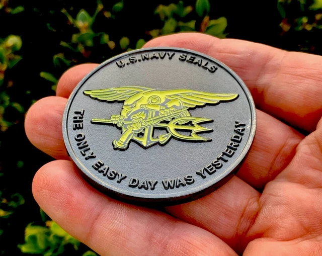 NAVY SEAL TEAM Bone Frog NSW Trident Dont Tread On Me Challenge Coin ...