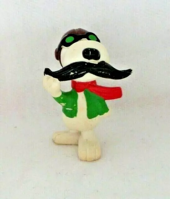 FIGURINE PVC SCHLEICH Snoopy Peanuts United Feature Snoopy Pilote Avion ...