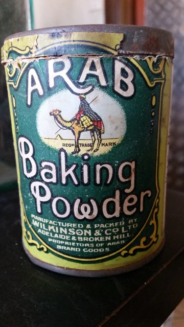 RARE ARAB BAKING powder tin adelaide broken hill $245.00 - PicClick AU