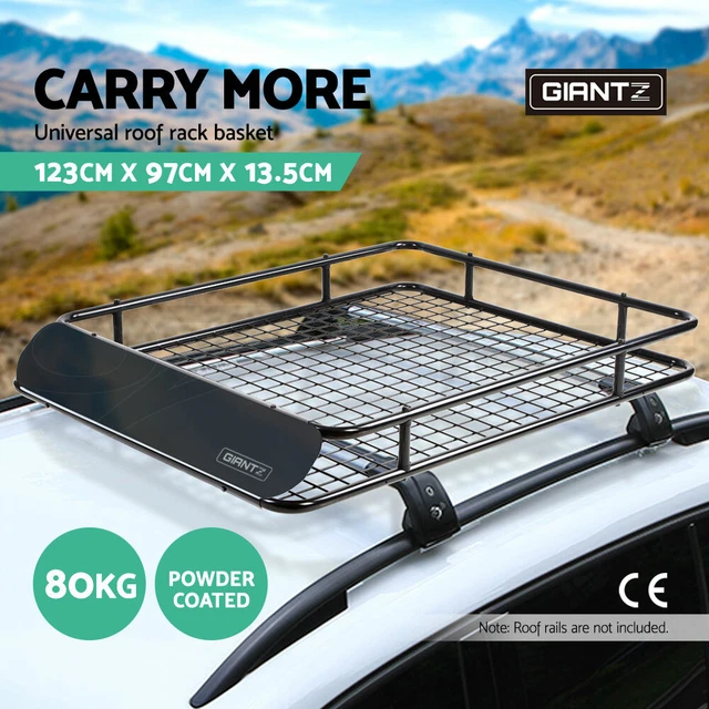 GIANTZ UNIVERSAL ROOF Rack Basket Car Luggage Carrier Steel Vehicle ...