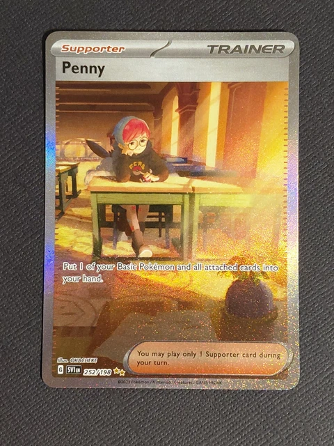 POKÉMON TCG PENNY Scarlet & Violet 252/198 Holo Special Illustration ...