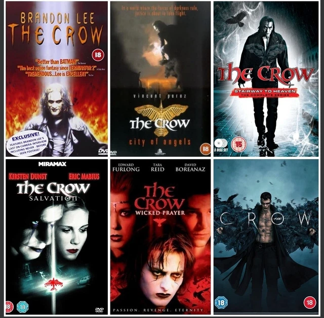 THE CROW 5 MOVIE 2024 COLLECTION Including TV Series STAIRWAY TO HEVEN ...