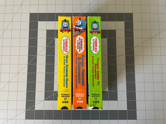 VHS THOMAS & Friends Thomas the Tank Engine Lot of 3 Alec Baldwin ...