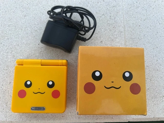 NINTENDO GAME BOY Advance SP Pokèmon Pikachu Limited Edition - (AGS-001 ...