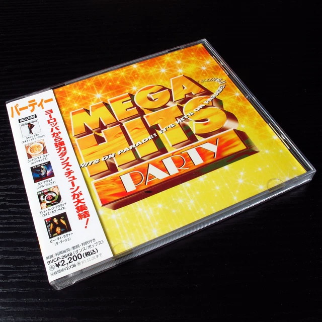 CD MEGA HITS Party JAPÓN CON OBI Scatman John/Ace Of Base/La Boca/Snap!..X04* EUR 8,89 - PicClick ES