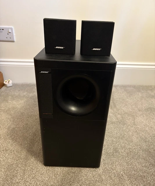BOSE ACOUSTIMASS 3 Series IV 2.1 Speaker System 100W Black Bass+2 Cubes ...