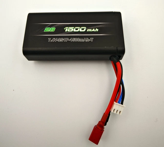 DEERC BATTERY FOR RC car 1500mAh 7.4V B2S15K 18650 from H16R £15.03 ...