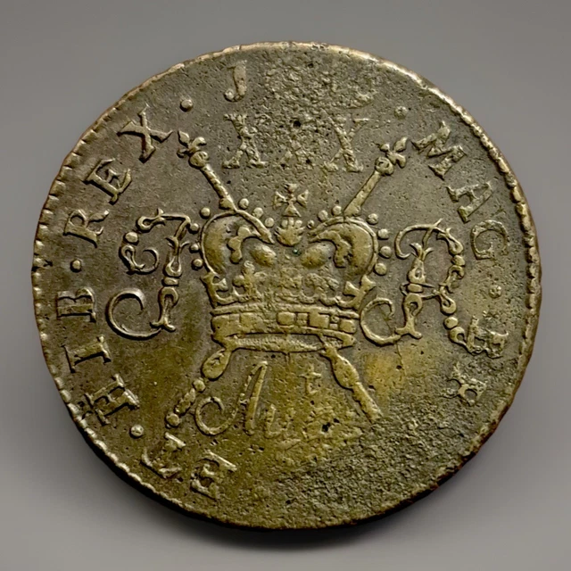 IRELAND 1689, GUN Money Half Crown £1.00 - PicClick UK