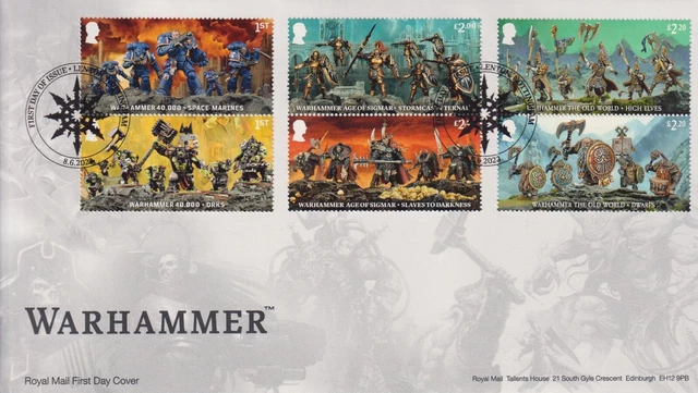 GB FDC 2023 Warhammer Stamps *Special Price* First Day Cover £12.95 - PicClick UK