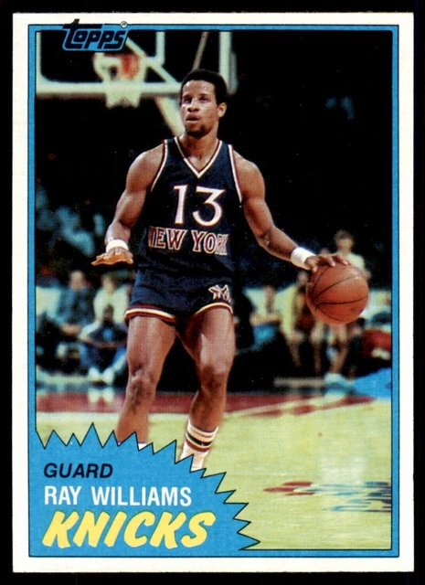 1981-82 TOPPS RAY Williams. New York Knicks #28 EUR 3,04 - PicClick FR