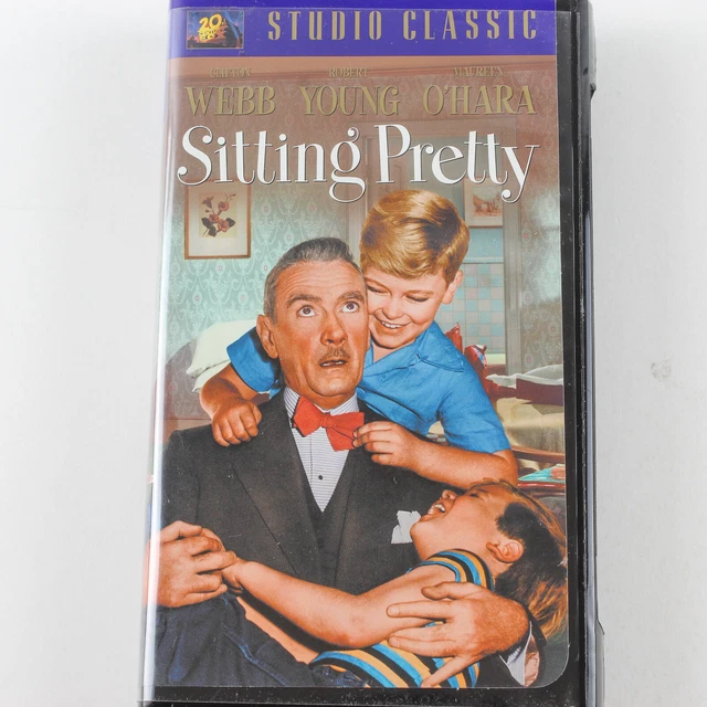 SITTING PRETTY VHS 1976 20th Century Fox Maureen O'Hara Clifton Webb £6 ...