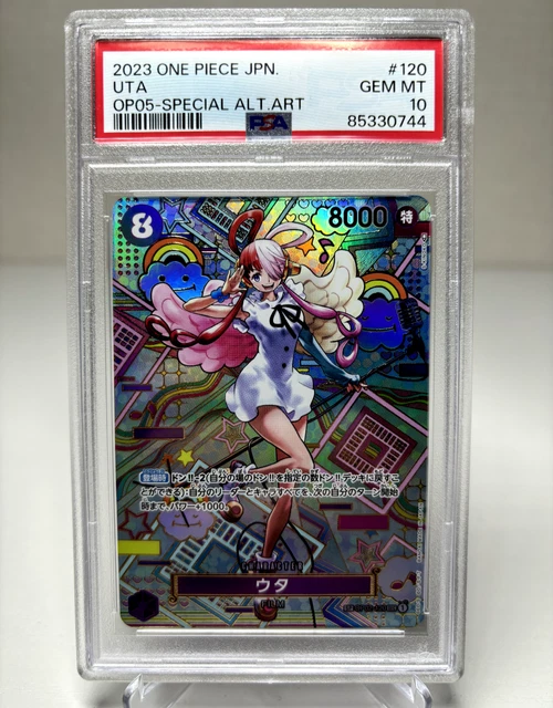 PSA 10 ONE Piece Card Game Uta OP05-120 Special Alternate Art Japanese ...
