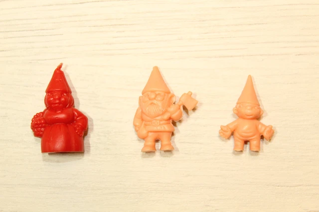 DUNKIN 3 FIGURAS Diferentes "David El Gnomo" Originales Phoskitos Spain ...