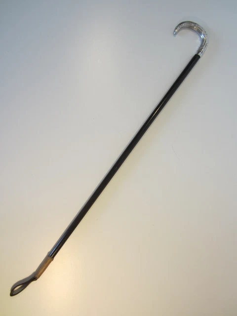 ANCIENNE CANNE CRAVACHE Poignee Argent/Equitation/Cheval/Jockey/Pursan ... ANCIENNE CANNE CRAVACHE Poignee Argent/Equitation/Cheval/Jockey/Pursan ...