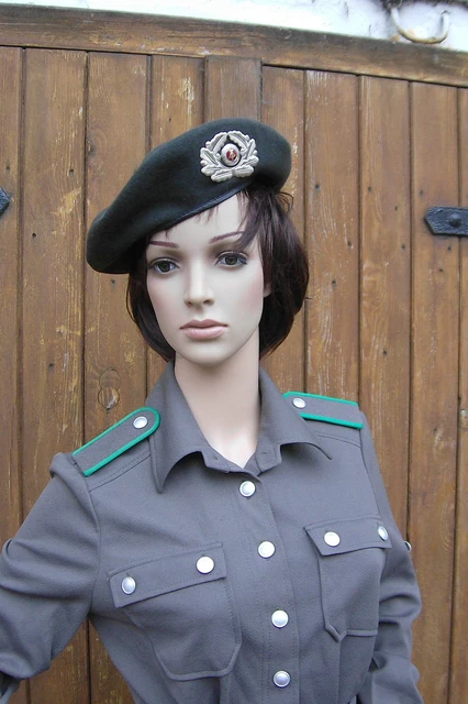 54-57, 58,59 ORIGINAL GDR Nva Uniform Paratroopers Beret Women Oh Cap £ ...