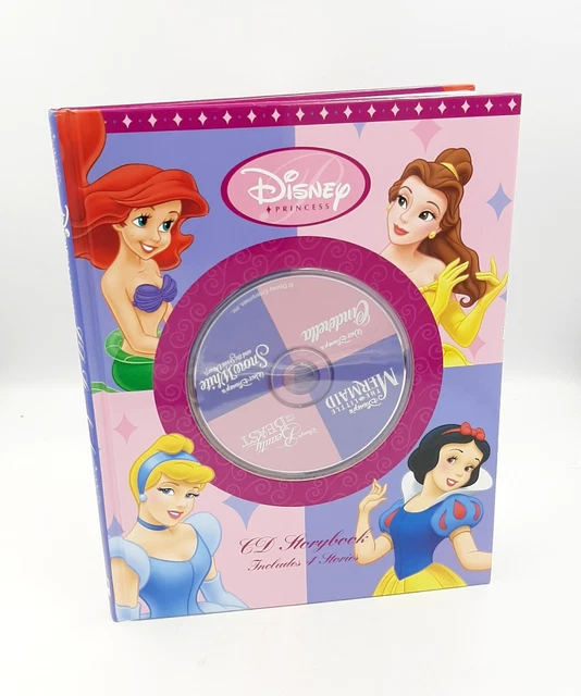 DISNEY PRINCESS CD Storybook Includes 4 Stories Hardcover Book by ...