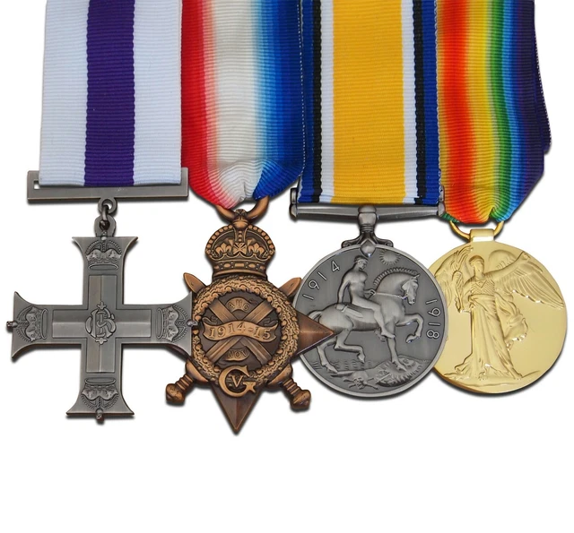WW1 MILITARY CROSS 1914-15 Mons Star British War Medal Victory Medal Set New £34.90 - PicClick UK