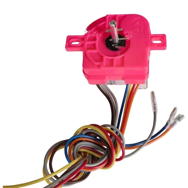 6 WIRE 180 Degree Washing Machine Timer Switcher Wash Timer Semi ...