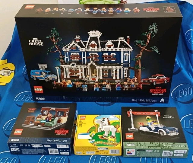 LEGO STRANGER THINGS 11370 The Creel House New & Sealed +40891+40913 ...