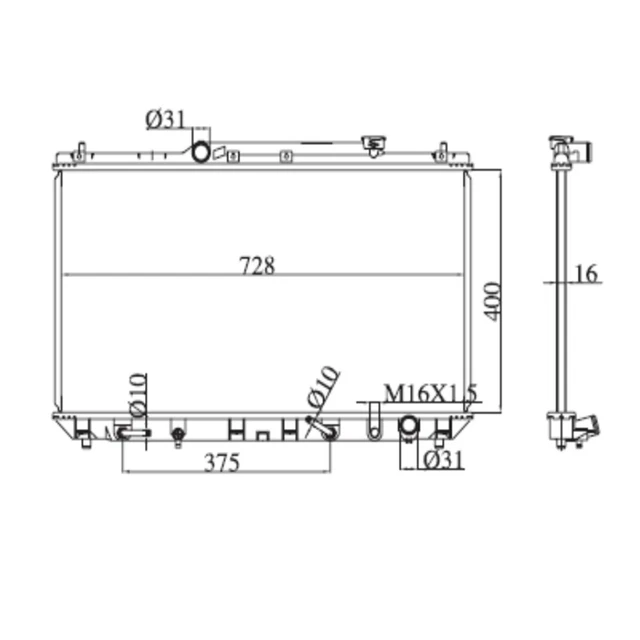 FOR TOYOTA CAMRY 20 Series SXV20 2.2L 4Cyl 5S-FE Radiator 1997-2002 ...