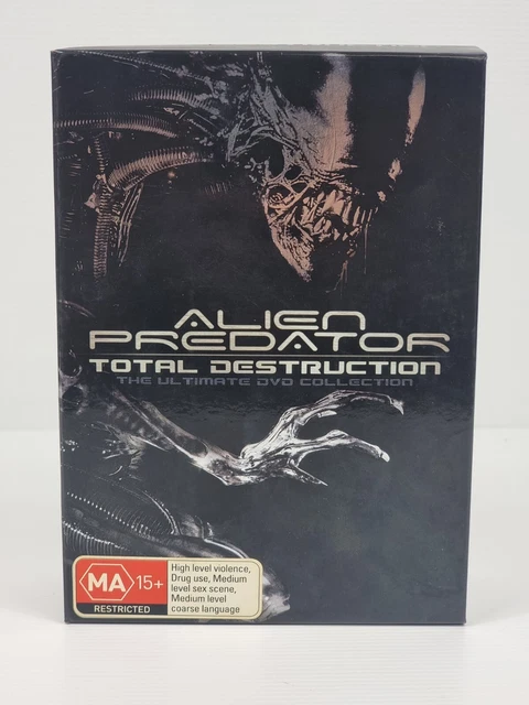 ALIEN PREDATOR TOTAL Destruction The Ultimate DVD Collection PAL Region ...