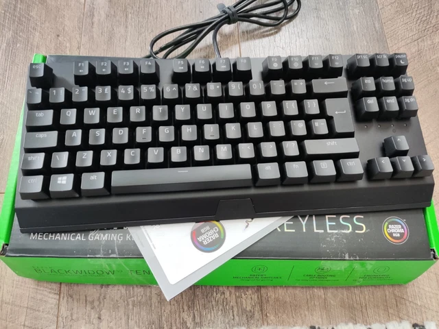 RAZER BLACKWIDOW V3 Tenkeyless Mechanical Gaming Keyboard £50.00 ...