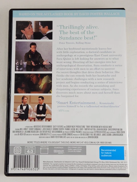 BRIEF INTERVIEWS WITH Hideous Men DVD - Region ALL PAL - VGC £6.33 ...