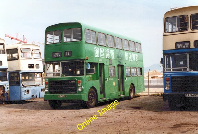 PHOTO BUS 6X4 China Motor Bus Hong Kong Guy Arab CN 3354 LX309 c1995 £4 ...