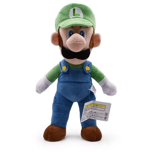 NEW SUPER MARIO Bros. U Luigi Plush Soft Toy Teddy Doll Stuffed Animal ...
