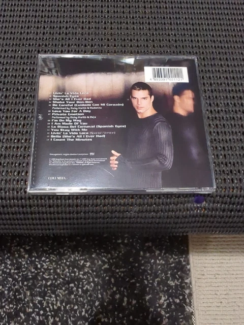 RICKY MARTIN SELF Titled Album Ricky Martin 1999. EUR 6,64 - PicClick FR