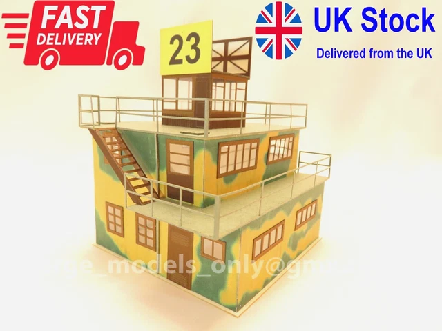 GPM 1/48 scale WW2 RAF Airfield Control Tower Model Kit (LASERCUT SET ...