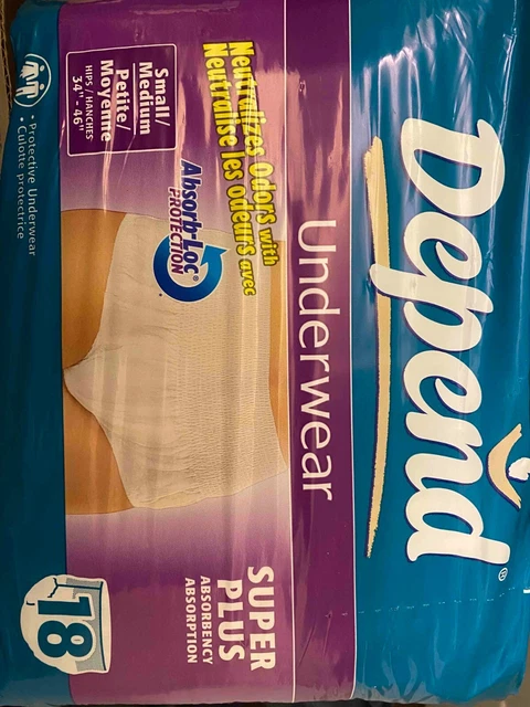 VINTAGE DEPENDS MEDIUM Adult Diapers (2002) $25.00 - PicClick CA