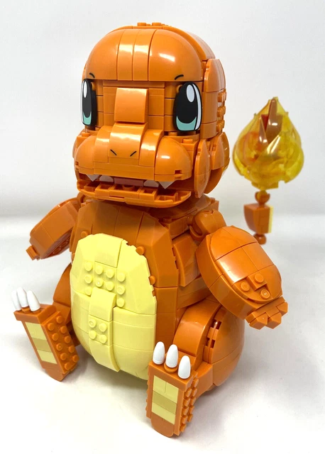 MEGA JUMBO POKEMON Charmander Interlocking Blocks - Loose - No Box ...