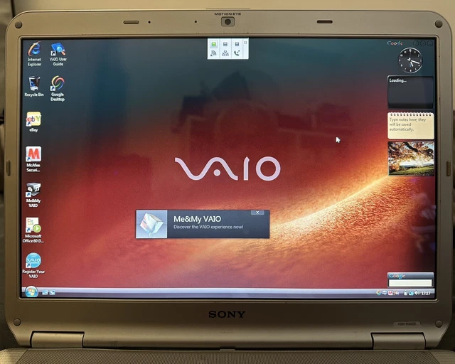 SONY VAIO VGN-NS20E Laptop £35.00 - PicClick UK
