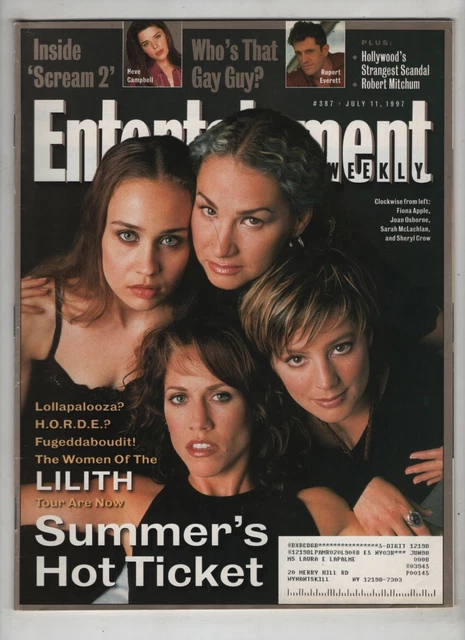 ENTERTAINMENT WEEKLY LILITH Tour Fiona Apple July 11, 1997 090820nonr £ ...