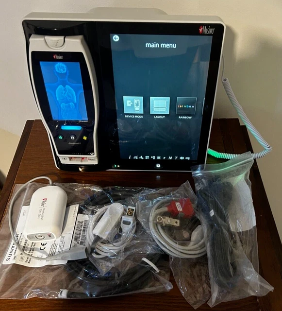MASIMO RAINBOW RDS7 Root Patient Monitor Radical-7 w/ CO2 Temp SpO2 ...
