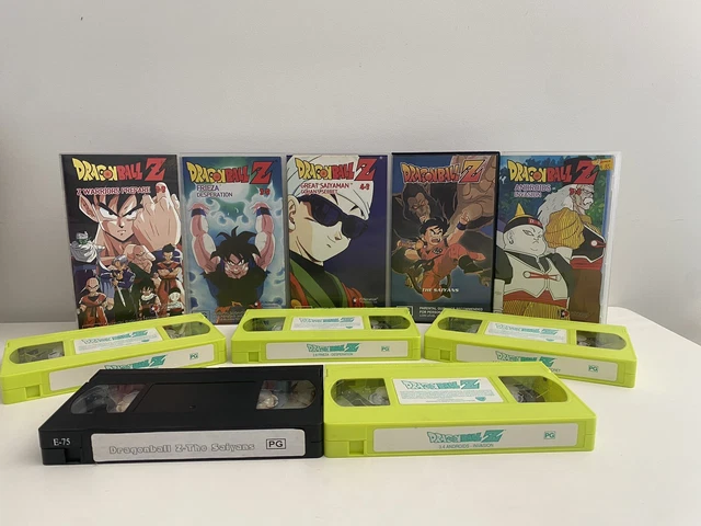 DRAGON BALL Z VHS Tapes Bundle Lot X 5 GC DBZ Anime Cartoon Retro ...