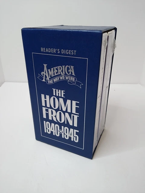 READERS DIGEST-AMERICA THE Way We Were-The Home Front-VHS Box Set-WWII ...