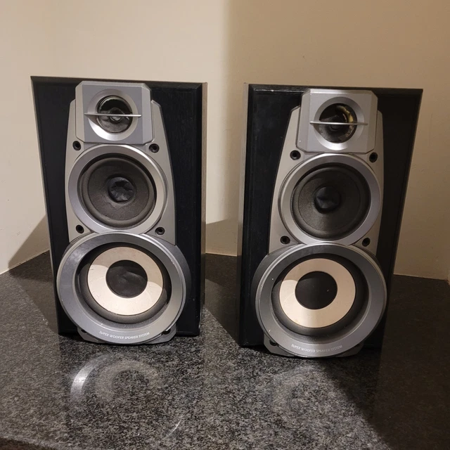 TECHNICS SB-EH760 3 Way Tri-Wire Speakers 120W Untested £52.72 ...