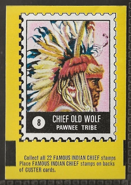 A&BC-FAMOUS INDIAN CHIEFS 1968-#08- Chief Old Wolf £24.99 - PicClick UK