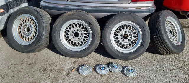 BMW STYLE 5 15 inch genuine wheels alloys E36 E34 £329.99 - PicClick UK