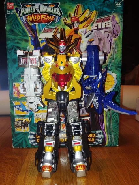 POWER RANGERS DELUXE Wild Force Megazord DX [Bandai 2001] *With ...