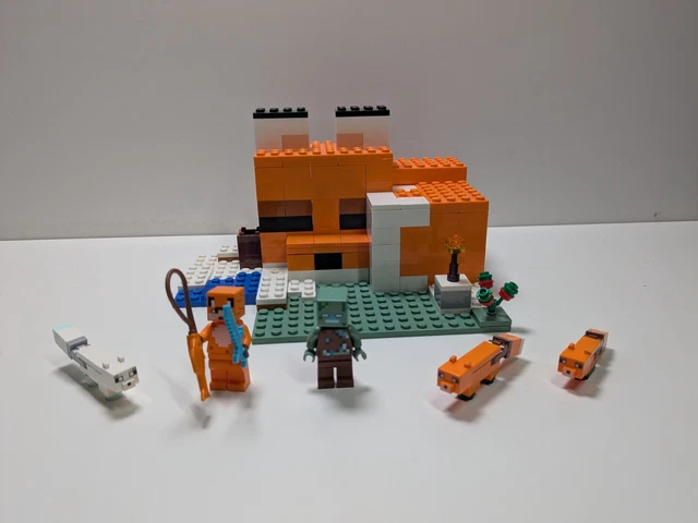 LEGO MINECRAFT: THE Fox Lodge (21178) - Complete £10.99 - PicClick UK